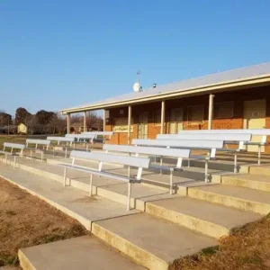 In-Ground Bench Seat With Backrest | Felton Industries