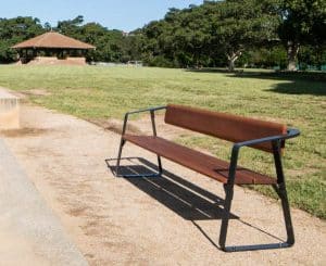 Ribbon Bench Seat with Backrest | Felton Industries
