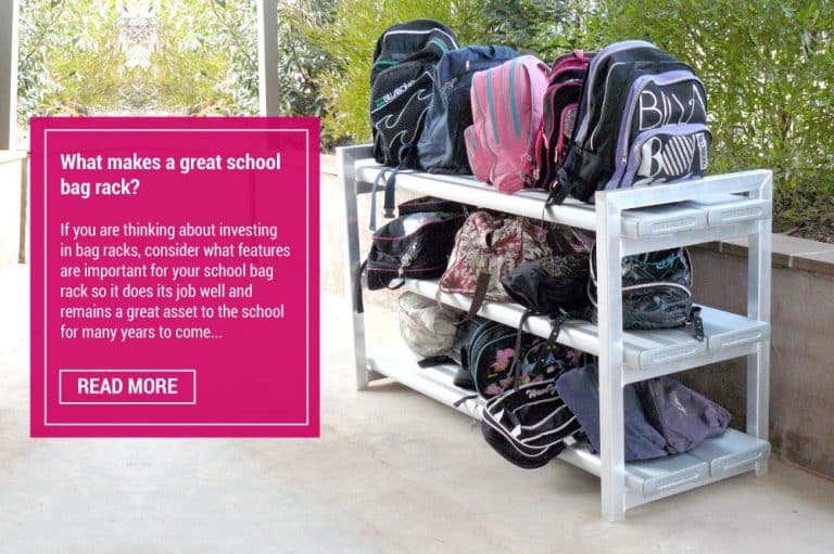 What makes a great school bag rack? - Felton Industries