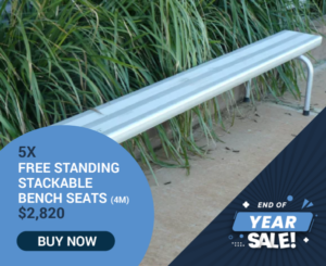 Buy Free-Standing Stackable Bench Seat Australia | Felton